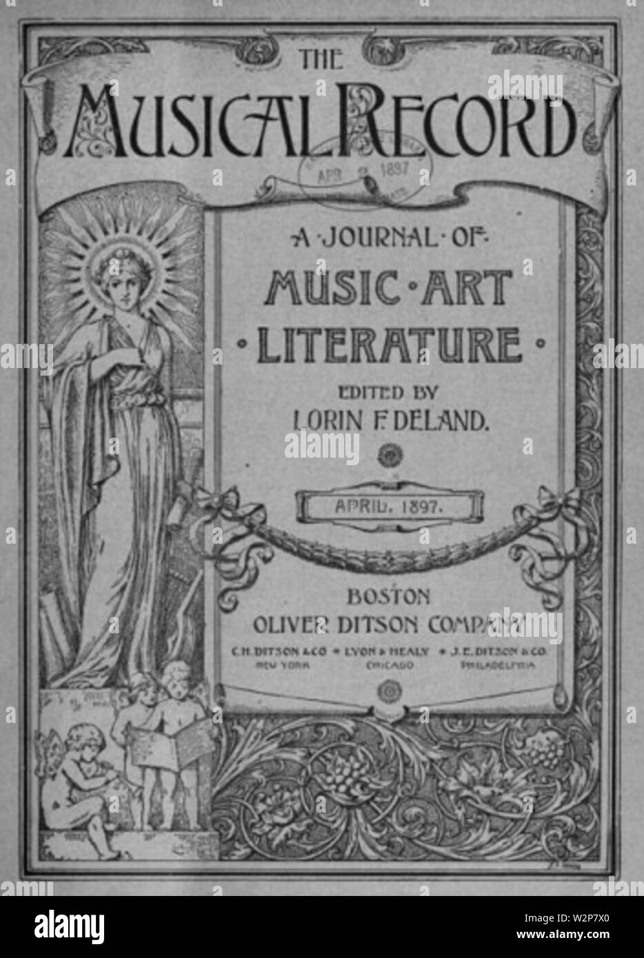 1897 sheet music Black and White Stock Photos & Images - Alamy