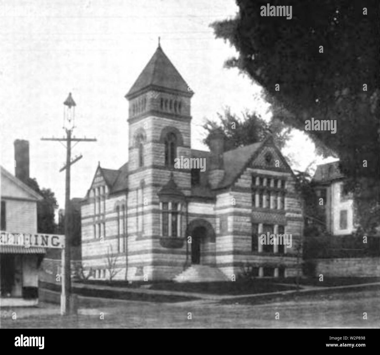Public library architecture Black and White Stock Photos & Images - Alamy
