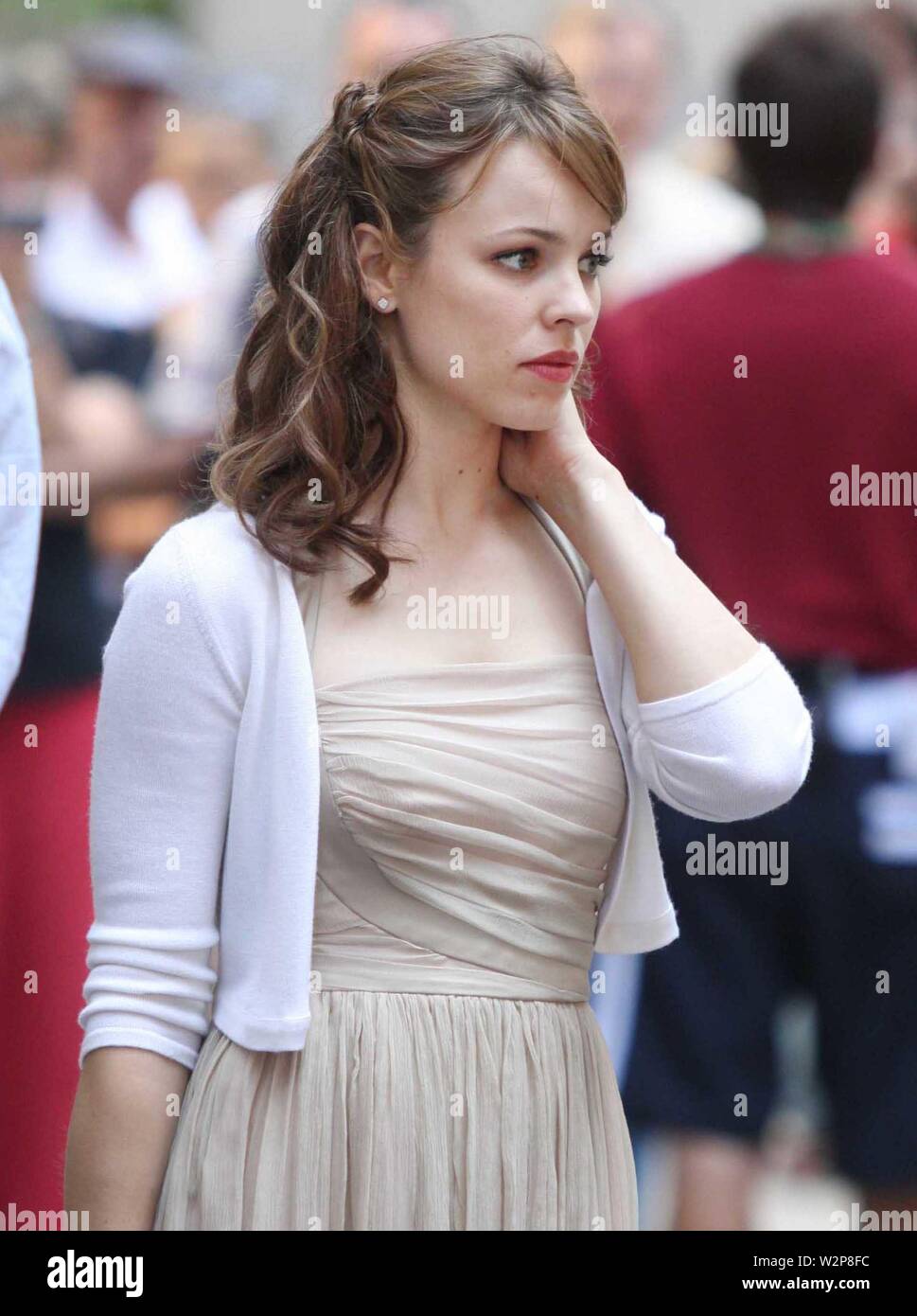 Rachel Mcadams On The Set Of Morning Glory 2009 Photo By John