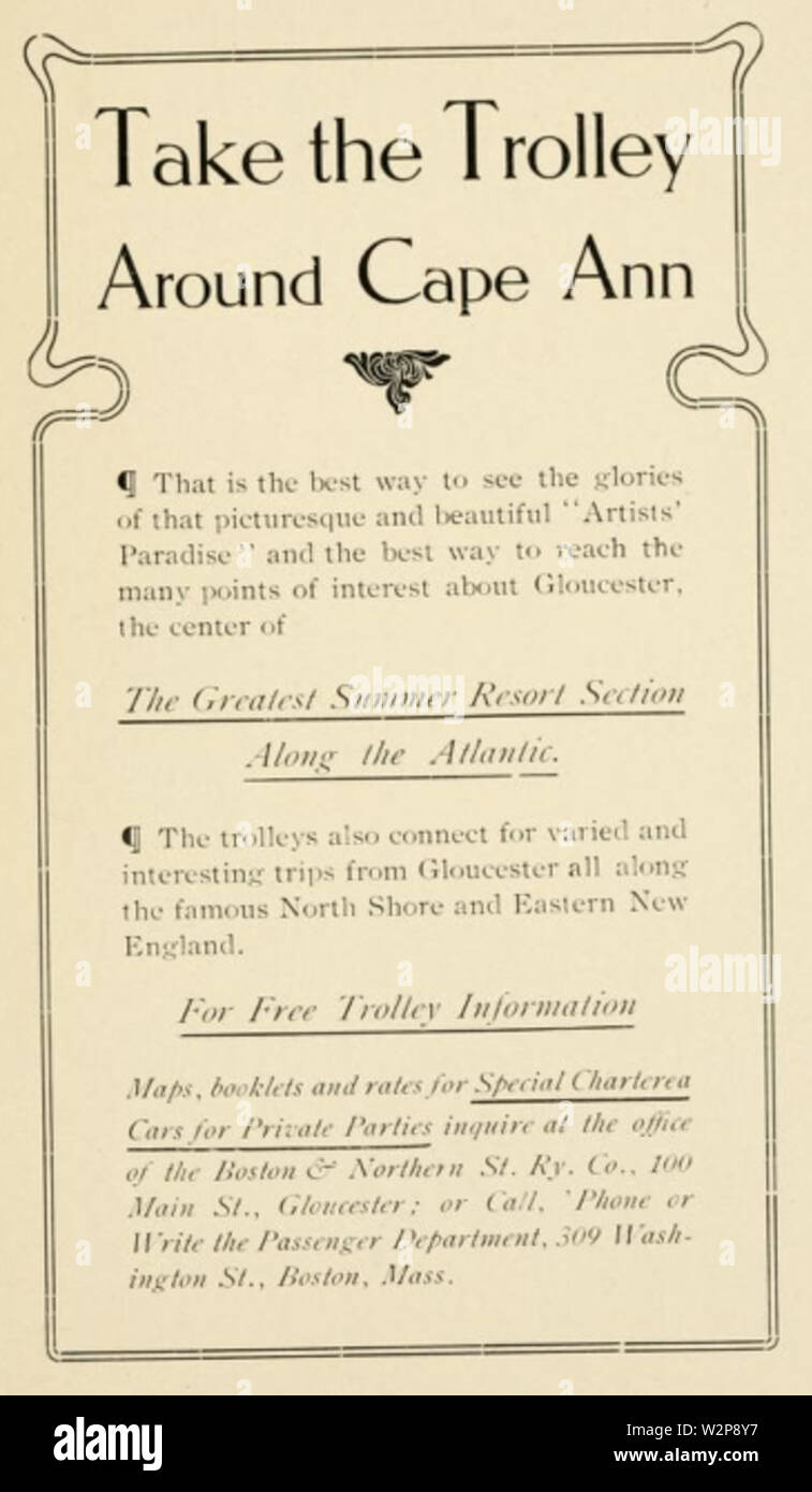 Massachusetts streetcar hi-res stock photography and images - Alamy