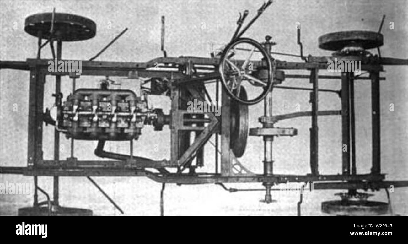 1906 Lambert models 7 & 8 chassis Stock Photo - Alamy