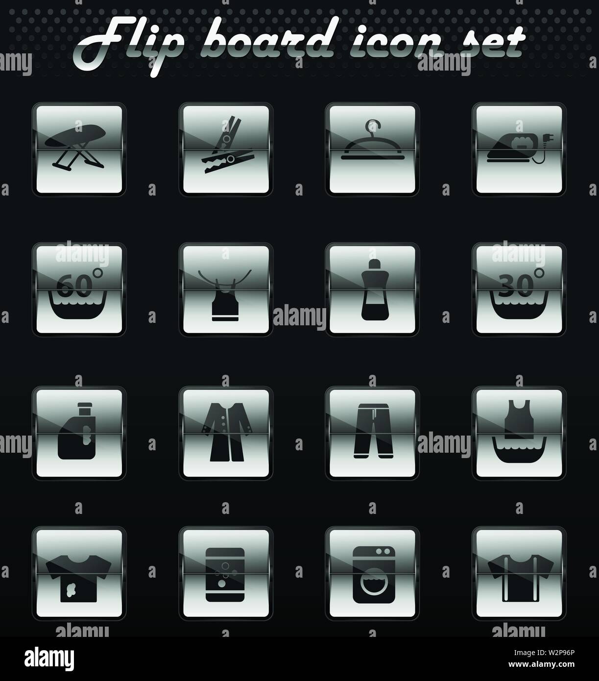 laundry icon set Stock Vector Image & Art - Alamy