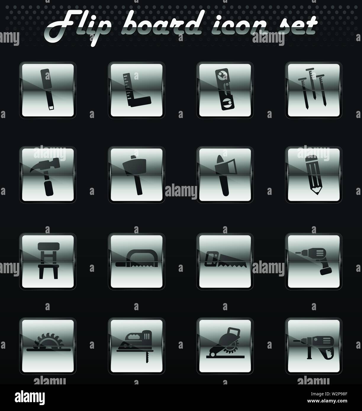 joinery icon set Stock Vector Image & Art - Alamy