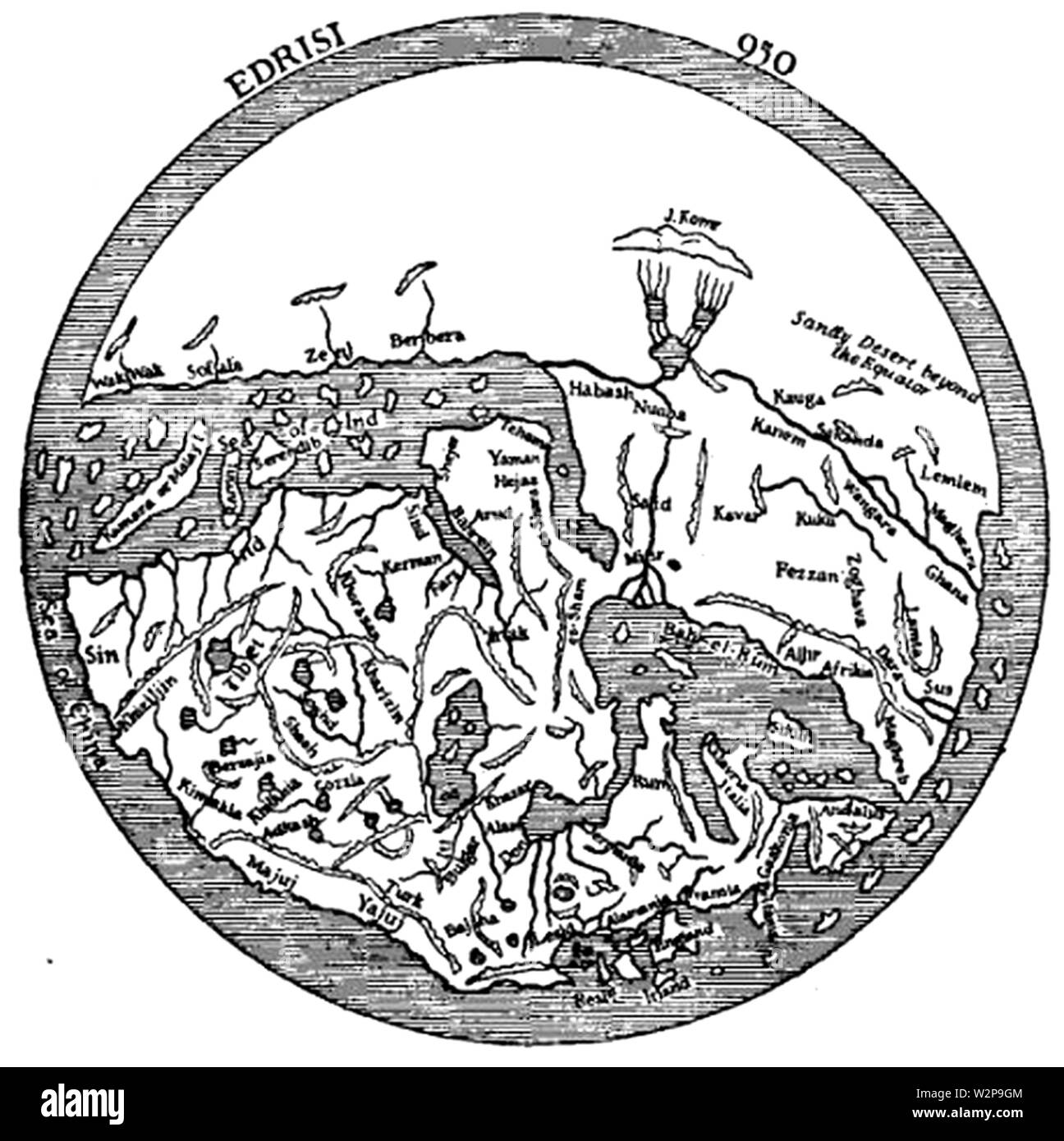 Early atlas map Cut Out Stock Images & Pictures - Alamy