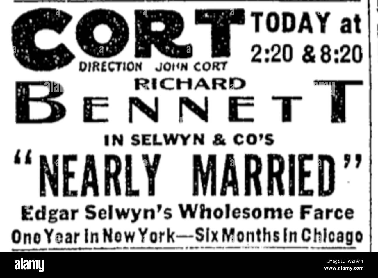 Cort theatre hi-res stock photography and images - Alamy