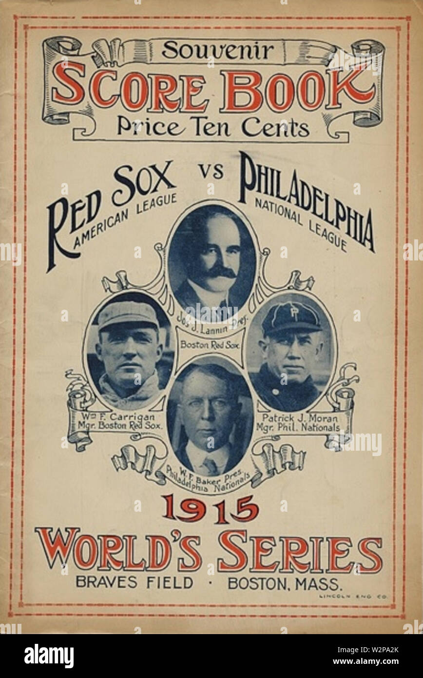 1915 world series baseball hi-res stock photography and images - Alamy