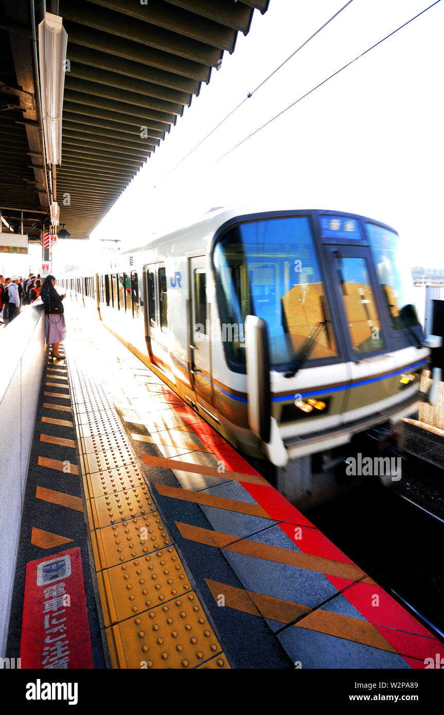 commuter train Japan Stock Photo - Alamy