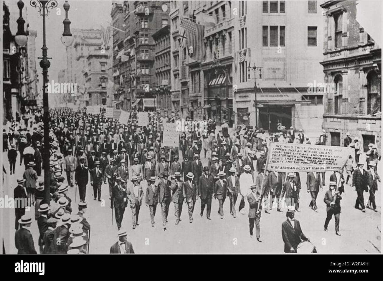 Naacp silent protest parade hi-res stock photography and images - Alamy