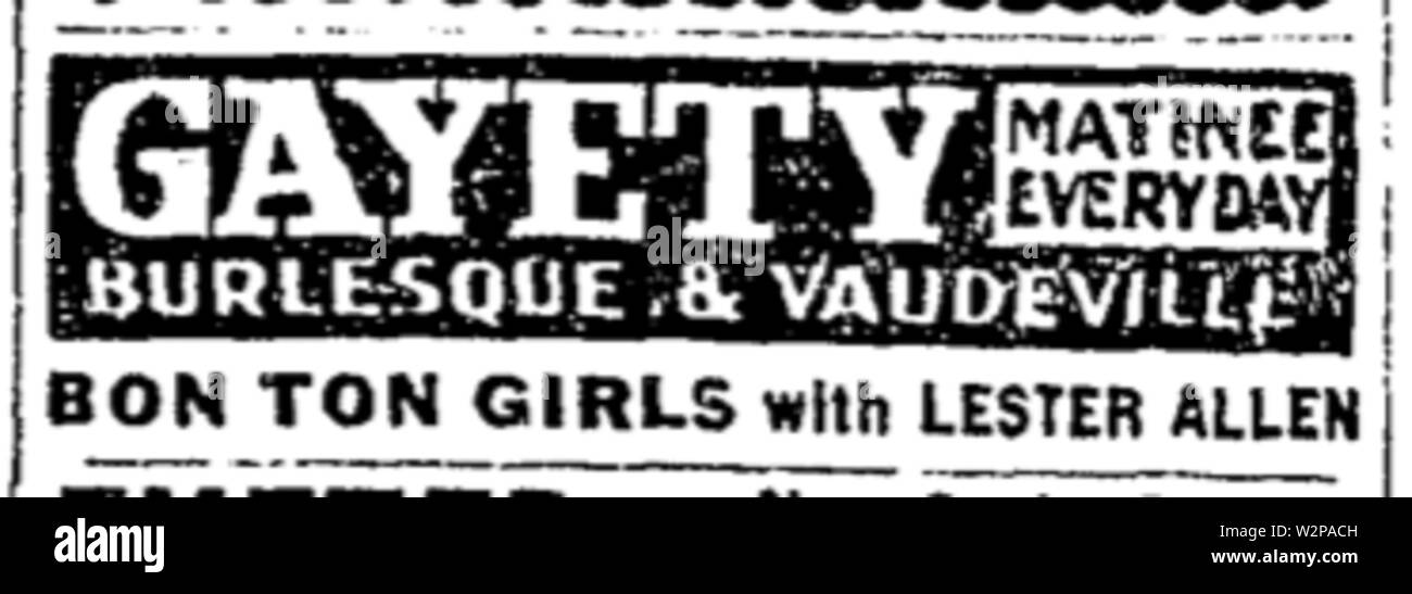 Gayety theater hi-res stock photography and images - Alamy