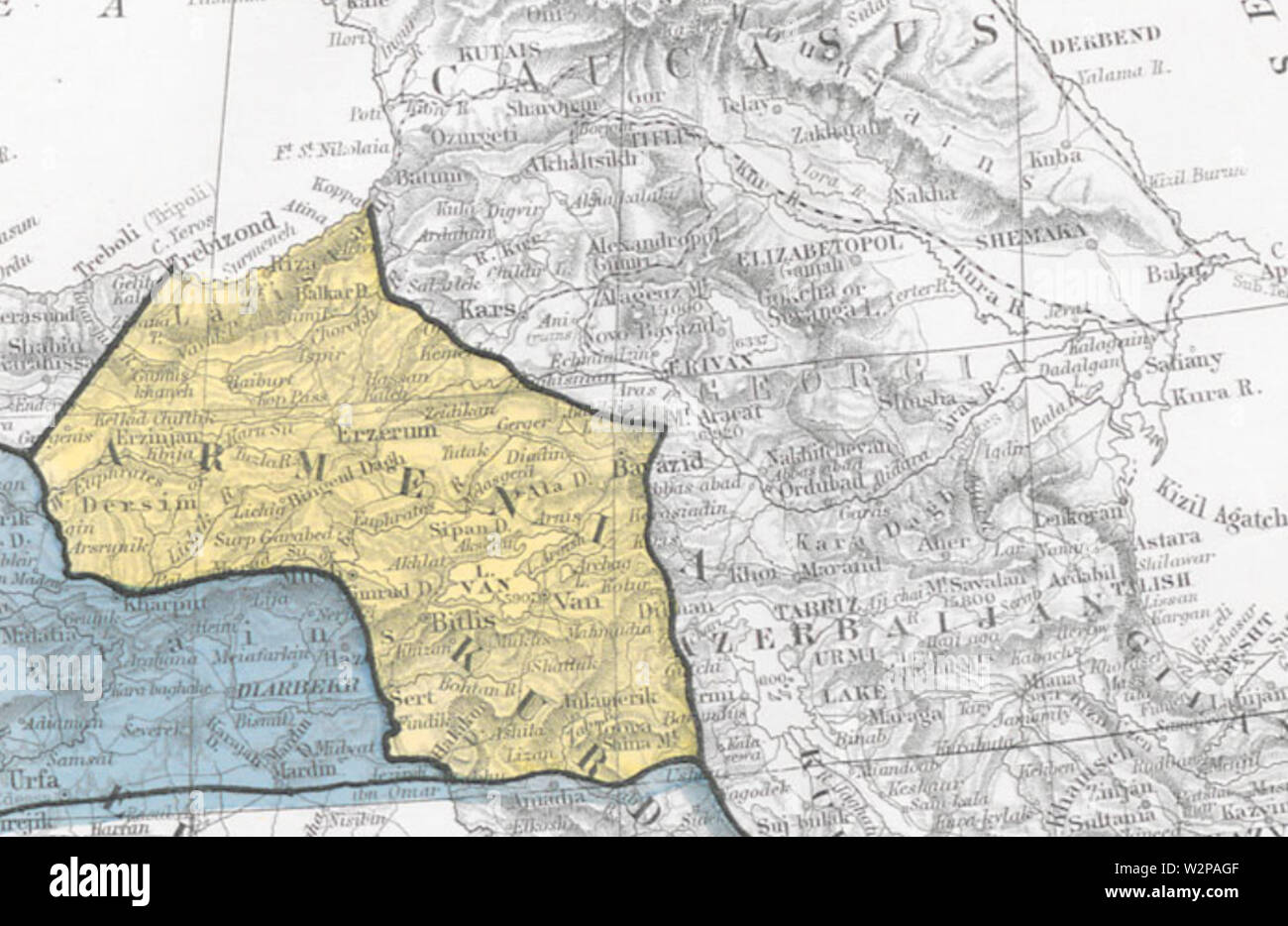 1919 British map ahead of Paris Peace Conference - extract regarding ...