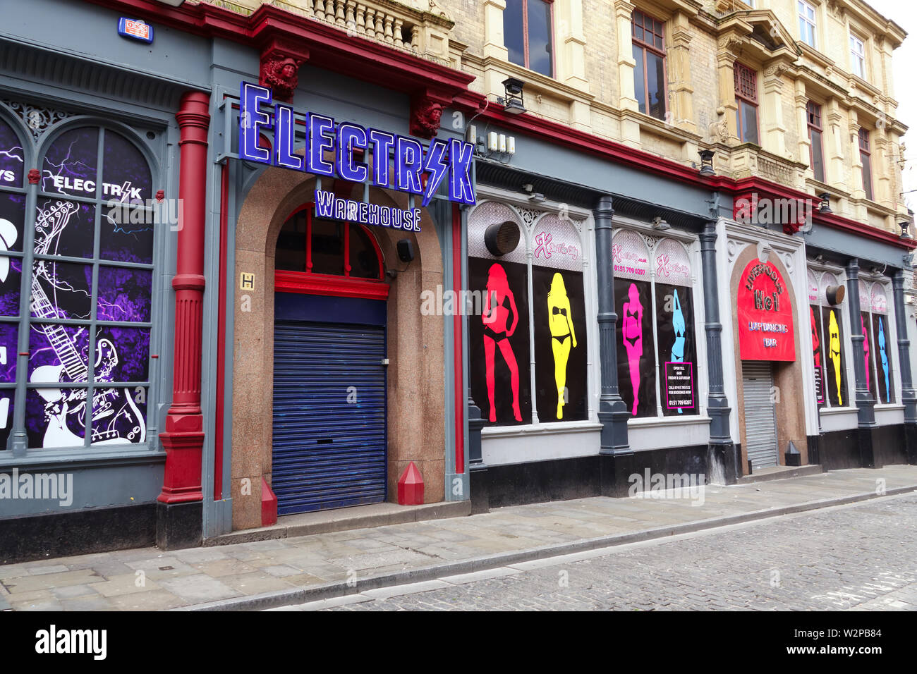 Electrik Warehouse and X In The City Lap dancing bar in Wood St ...