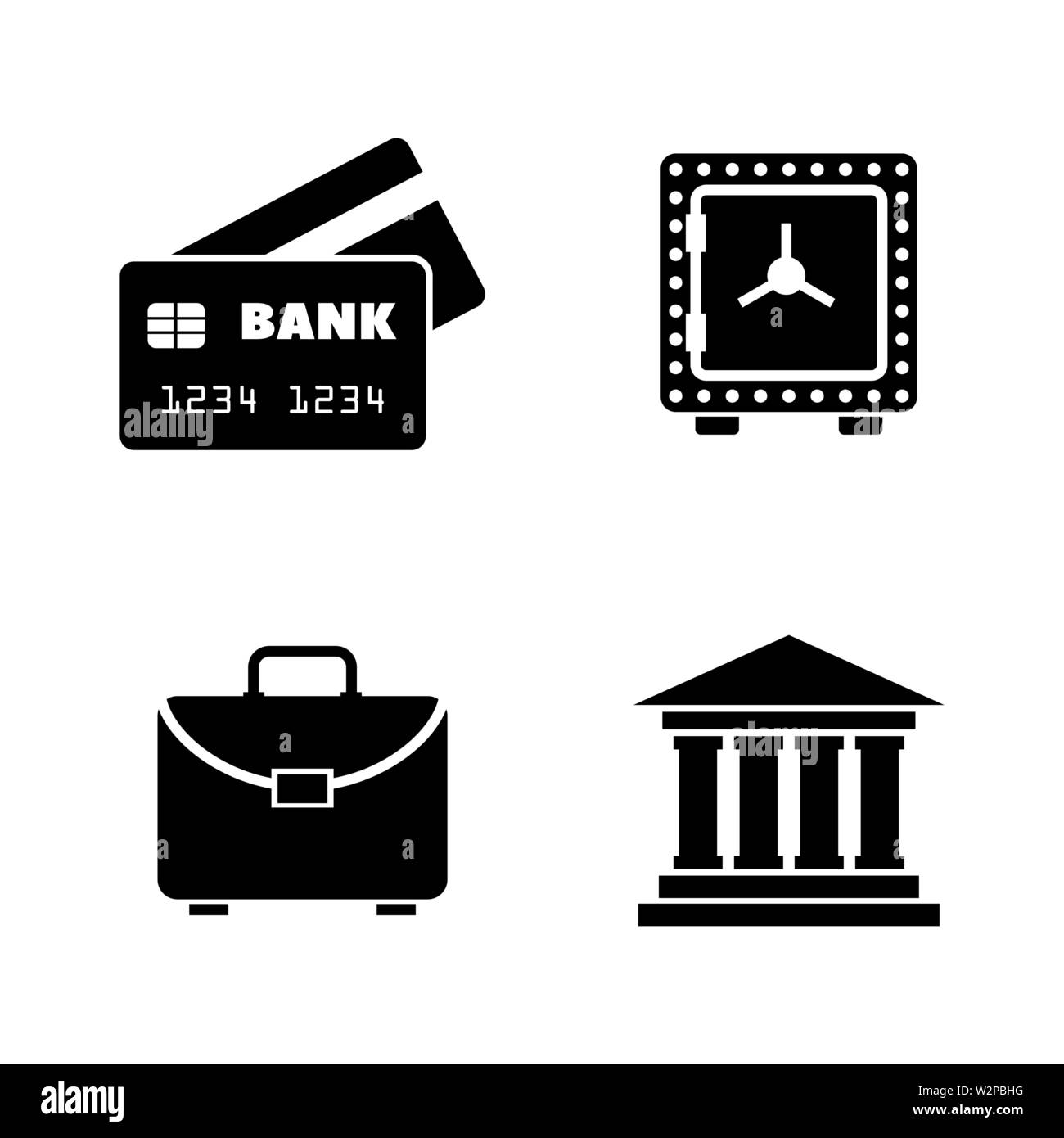 Financical. Simple Related Vector Icons Set for Video, Mobile Apps, Web ...