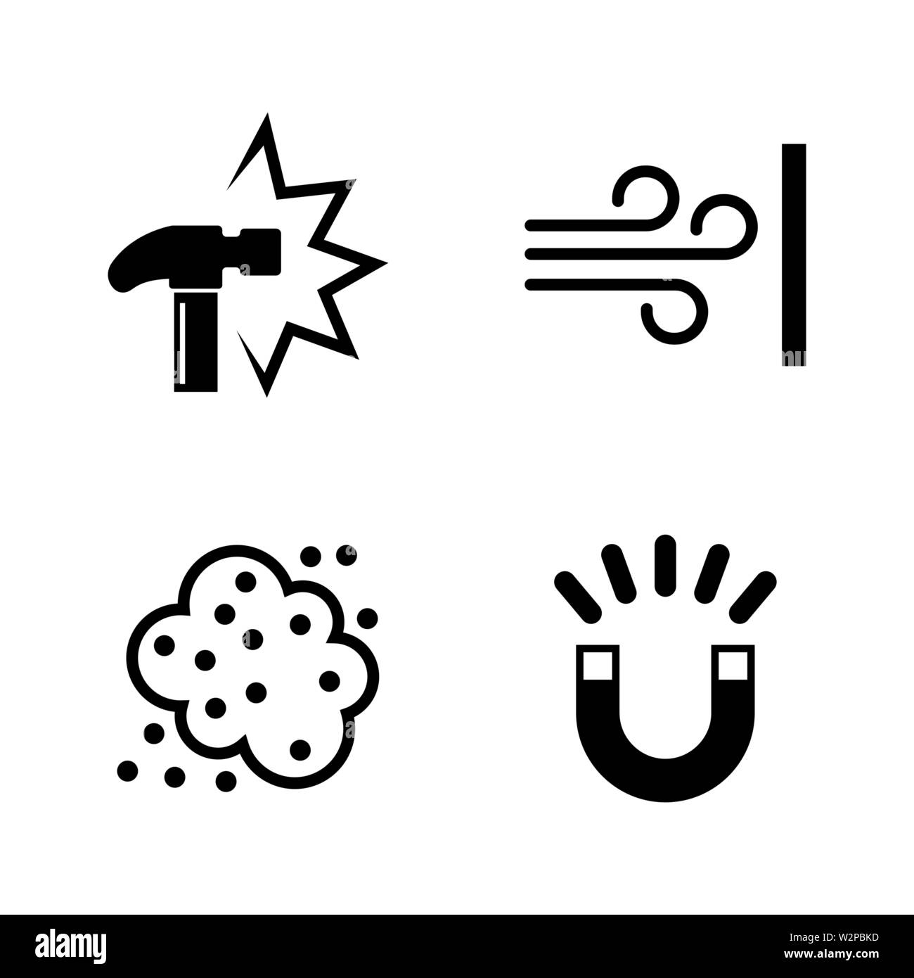 External Influence. Simple Related Vector Icons Set for Video, Mobile ...