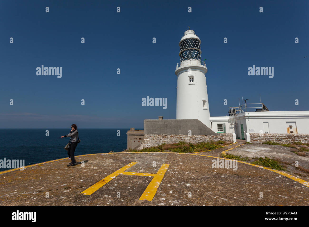 Lighthouse helipad hi-res stock photography and images - Alamy