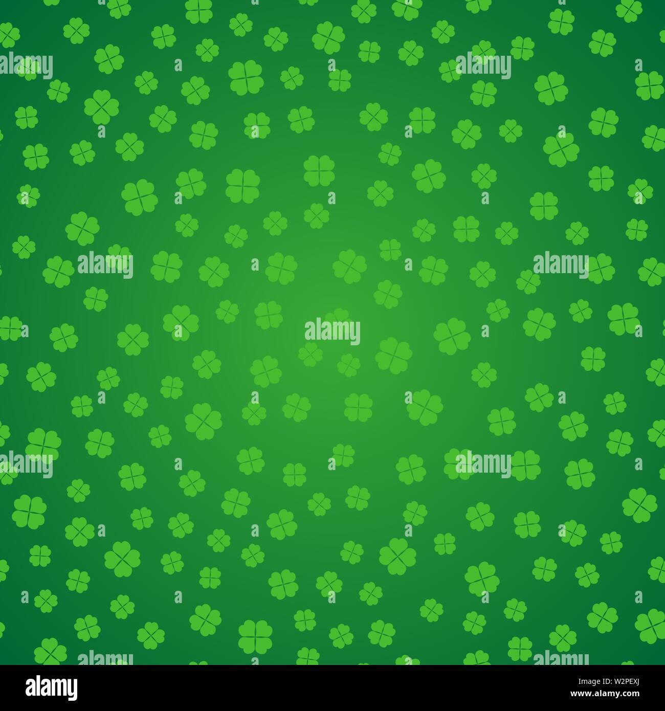Clover seamless pattern on white back. Vector Stock Vector Image & Art ...