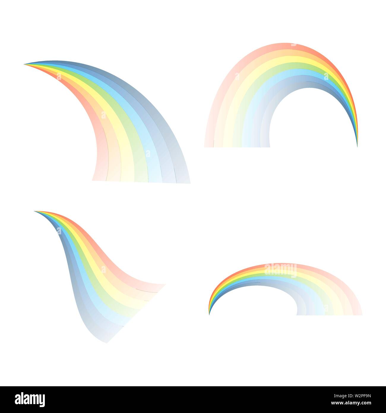 Colorful background effect rain Cut Out Stock Images & Pictures - Alamy