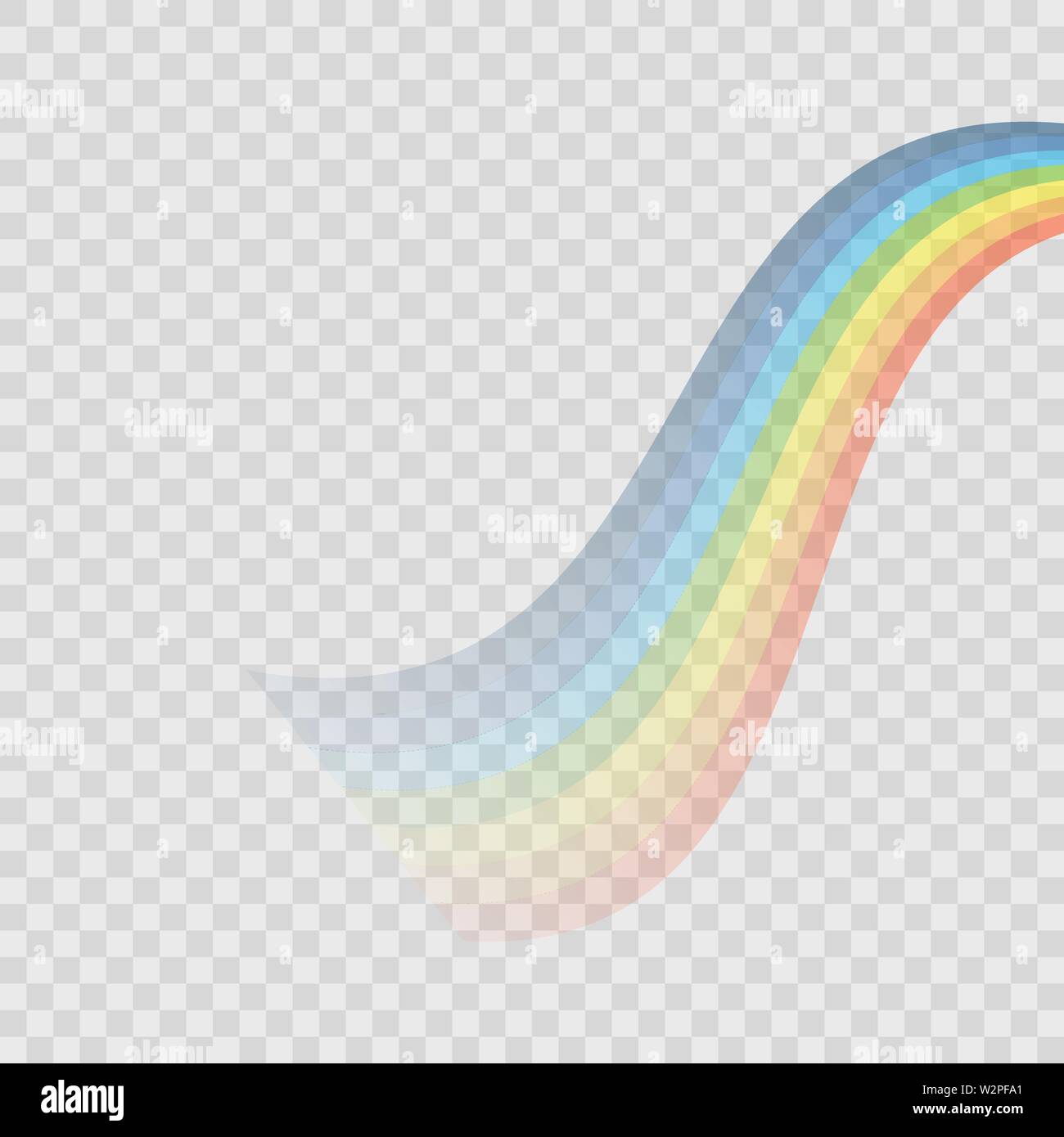 Gradient rainbow effect isolated on background. Vector Stock Vector ...