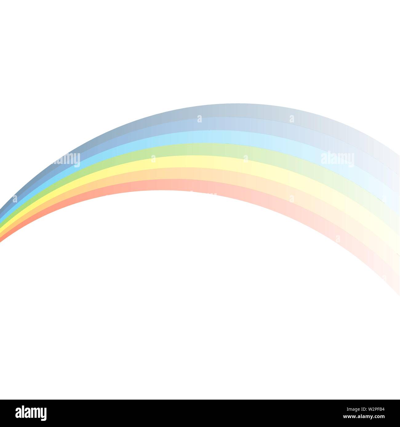 Gradient rainbow effect isolated on background. Vector Stock Vector ...