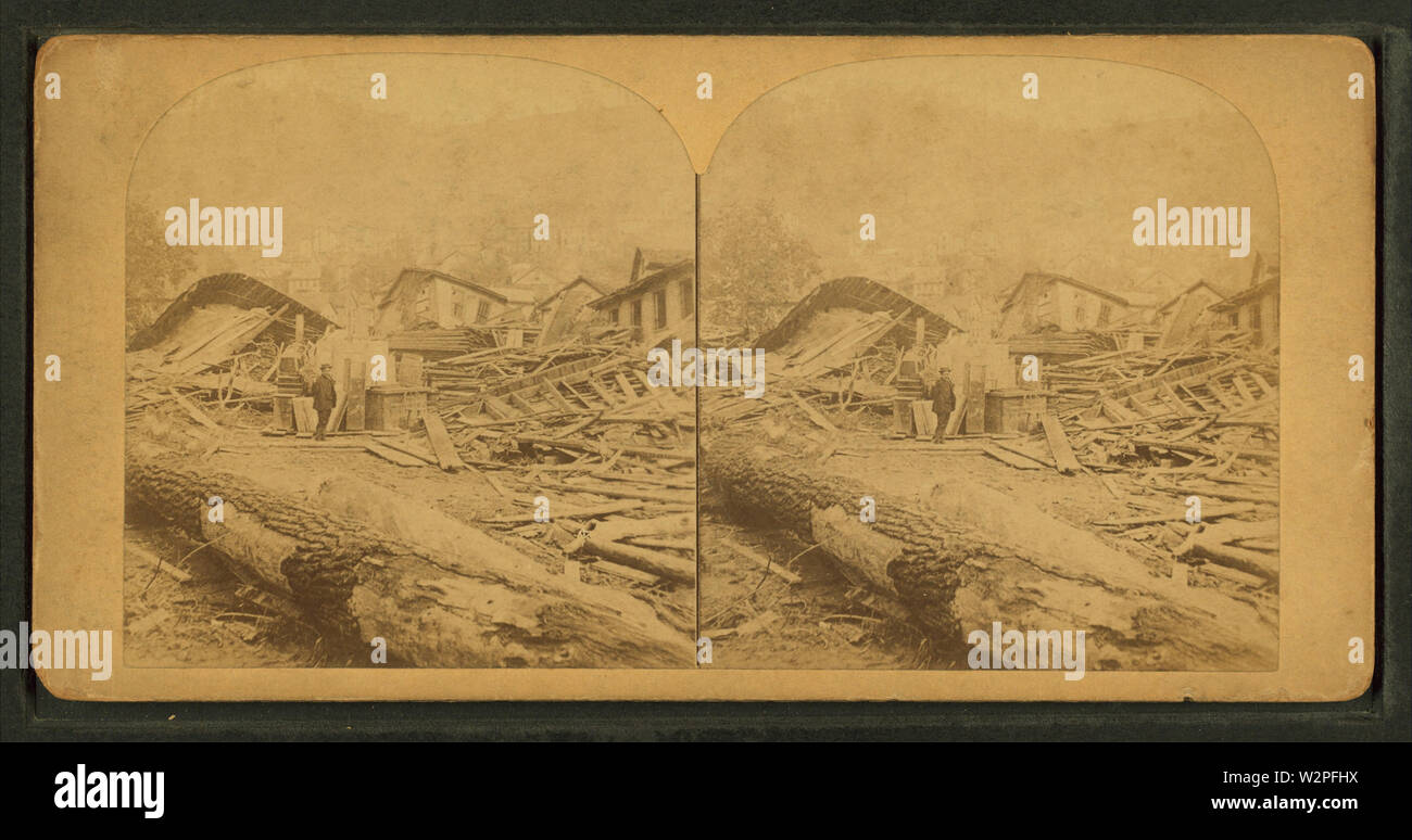 A common sight on Railroad Street, showing where so many frame ...