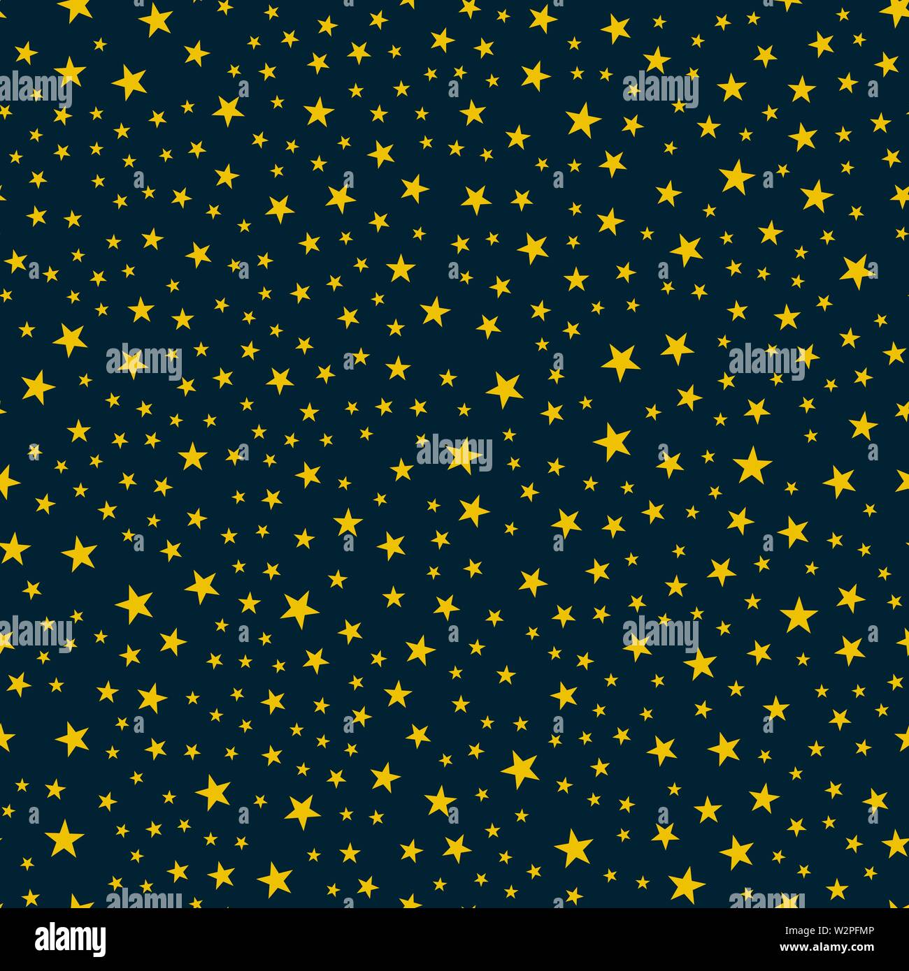 Stars seamless pattern. Night sky background. Vector Stock Vector Image ...