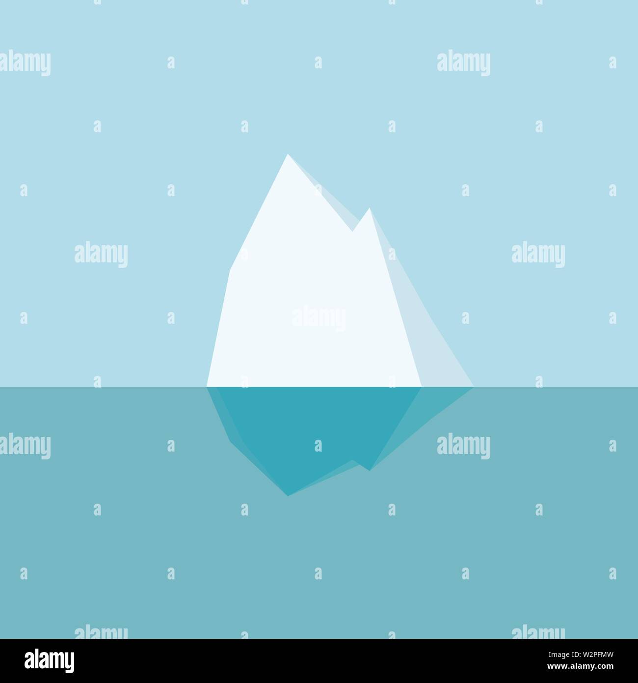 iceberg icon sign. Nature flat style sign Stock Vector Image & Art - Alamy