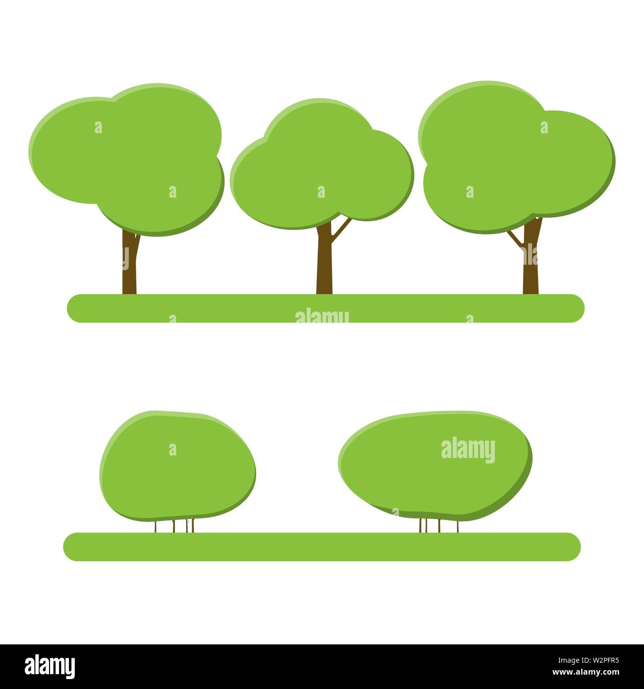 Tree sign icon isolated on white background Stock Vector Image & Art ...