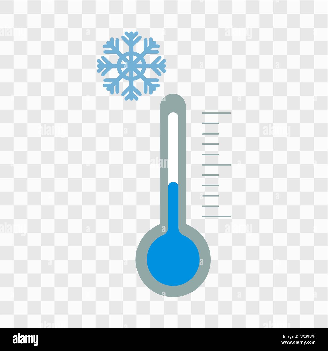 Hot or cold temperature. Nature season concept Stock Vector Image & Art ...