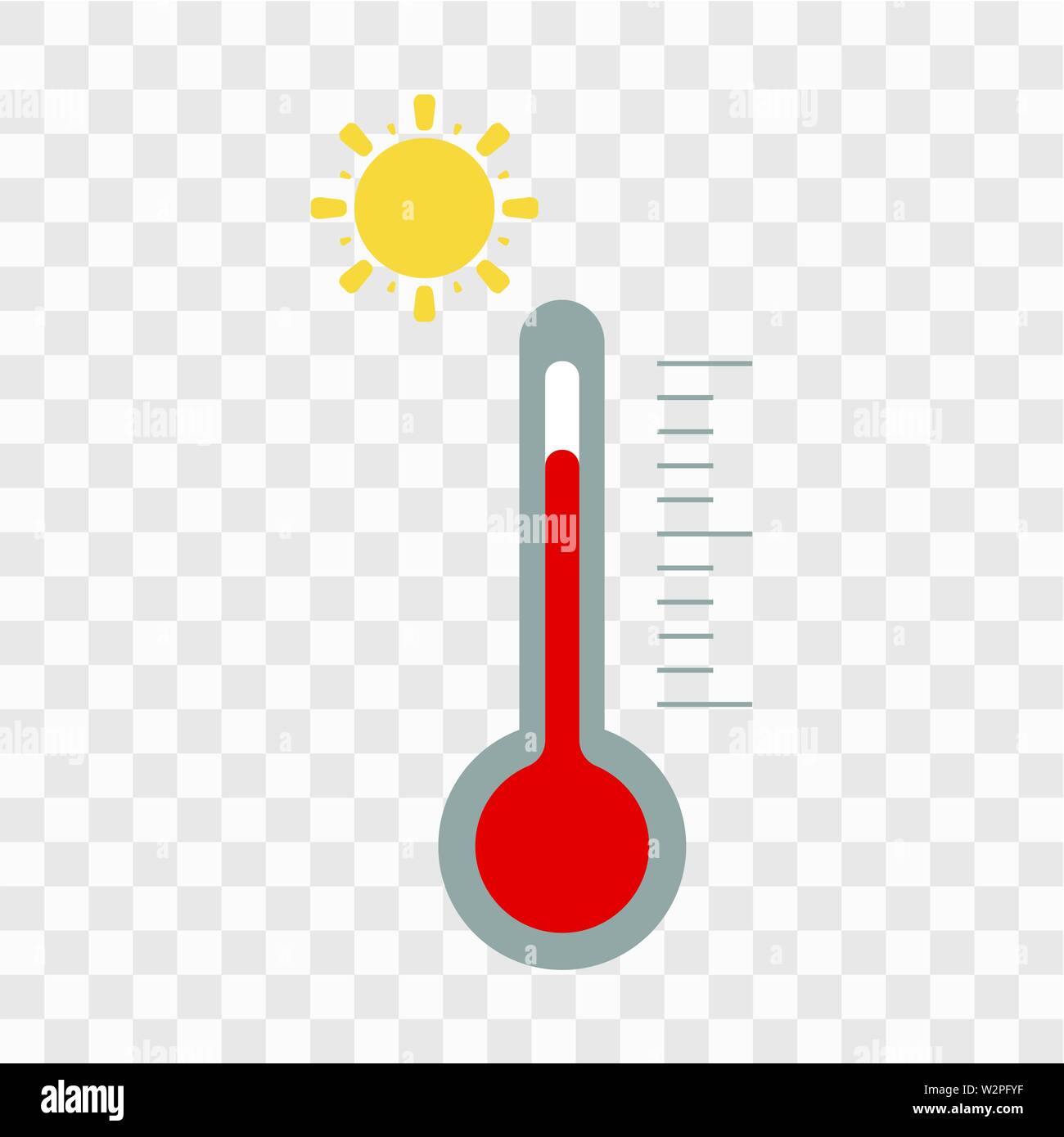 Hot or cold temperature. Nature season concept Stock Vector Image & Art ...