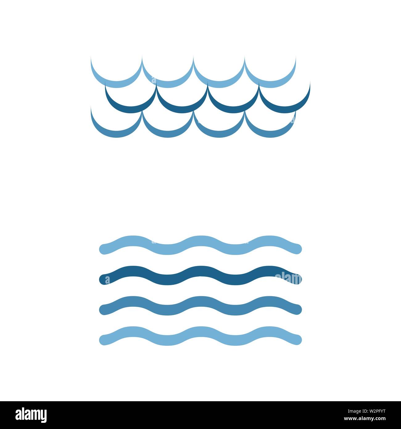 Wave nature water illustration. Vector eps10 illustration Stock Vector ...