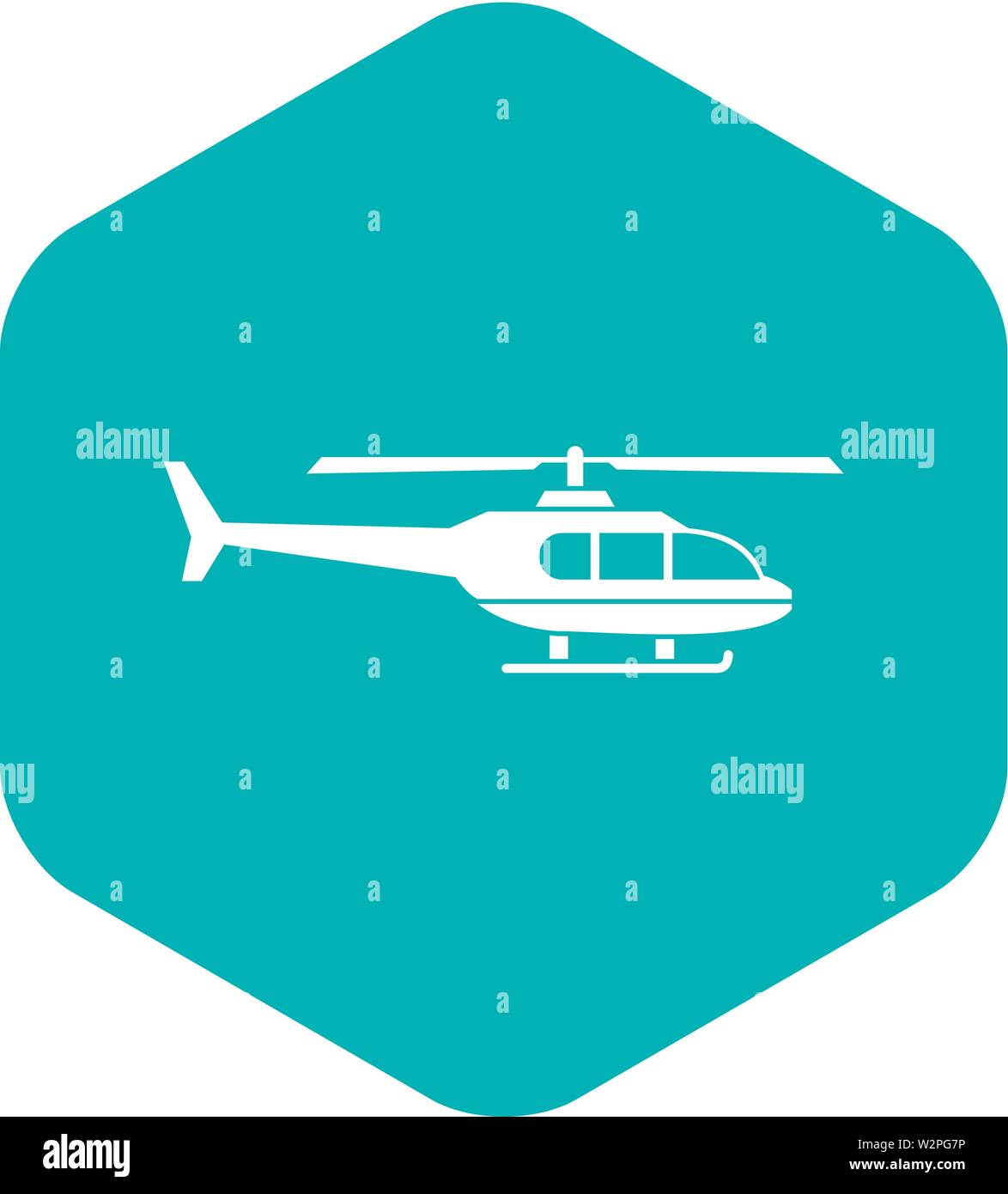 Military helicopter icon, simple style Stock Vector Image & Art - Alamy