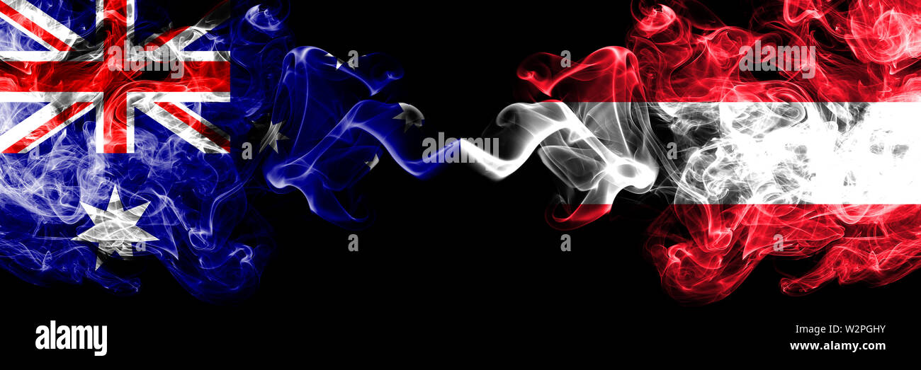 Australia austria flag hi-res stock photography and images - Alamy