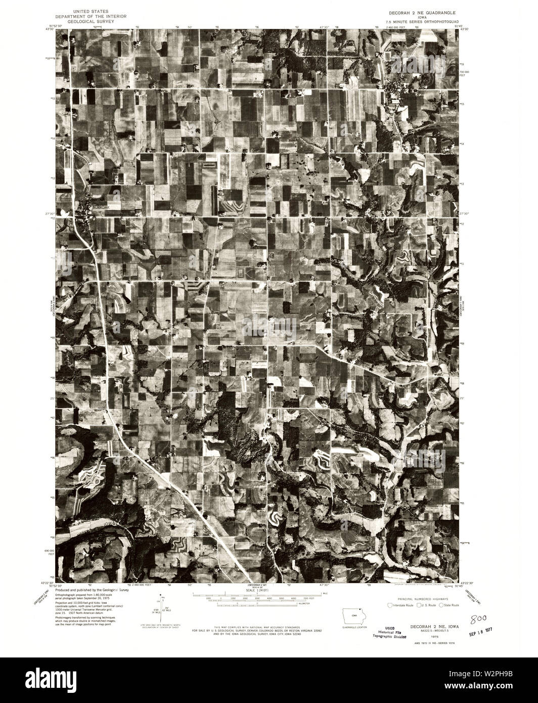 Map of decorah hi-res stock photography and images - Alamy