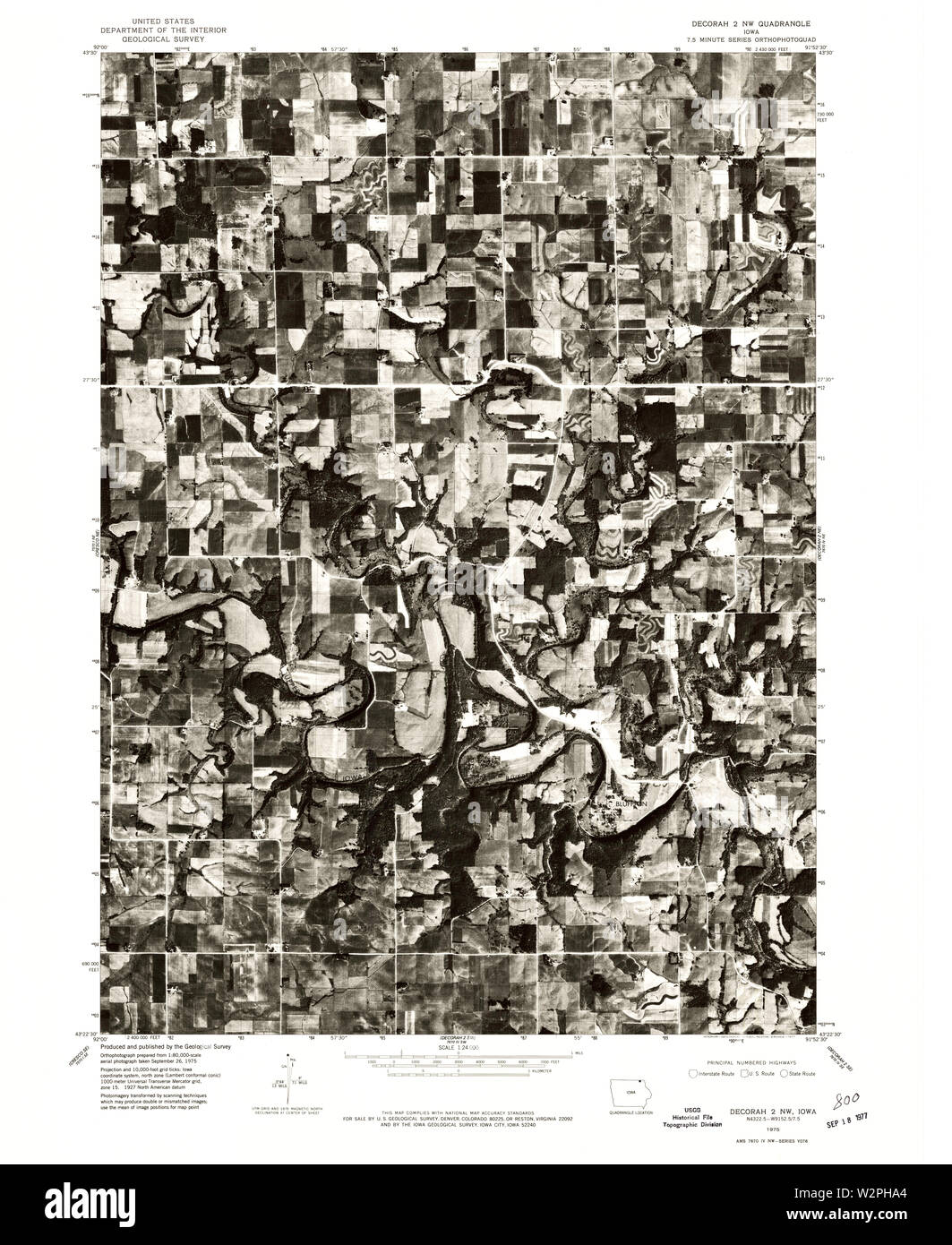 Map of decorah hi-res stock photography and images - Alamy