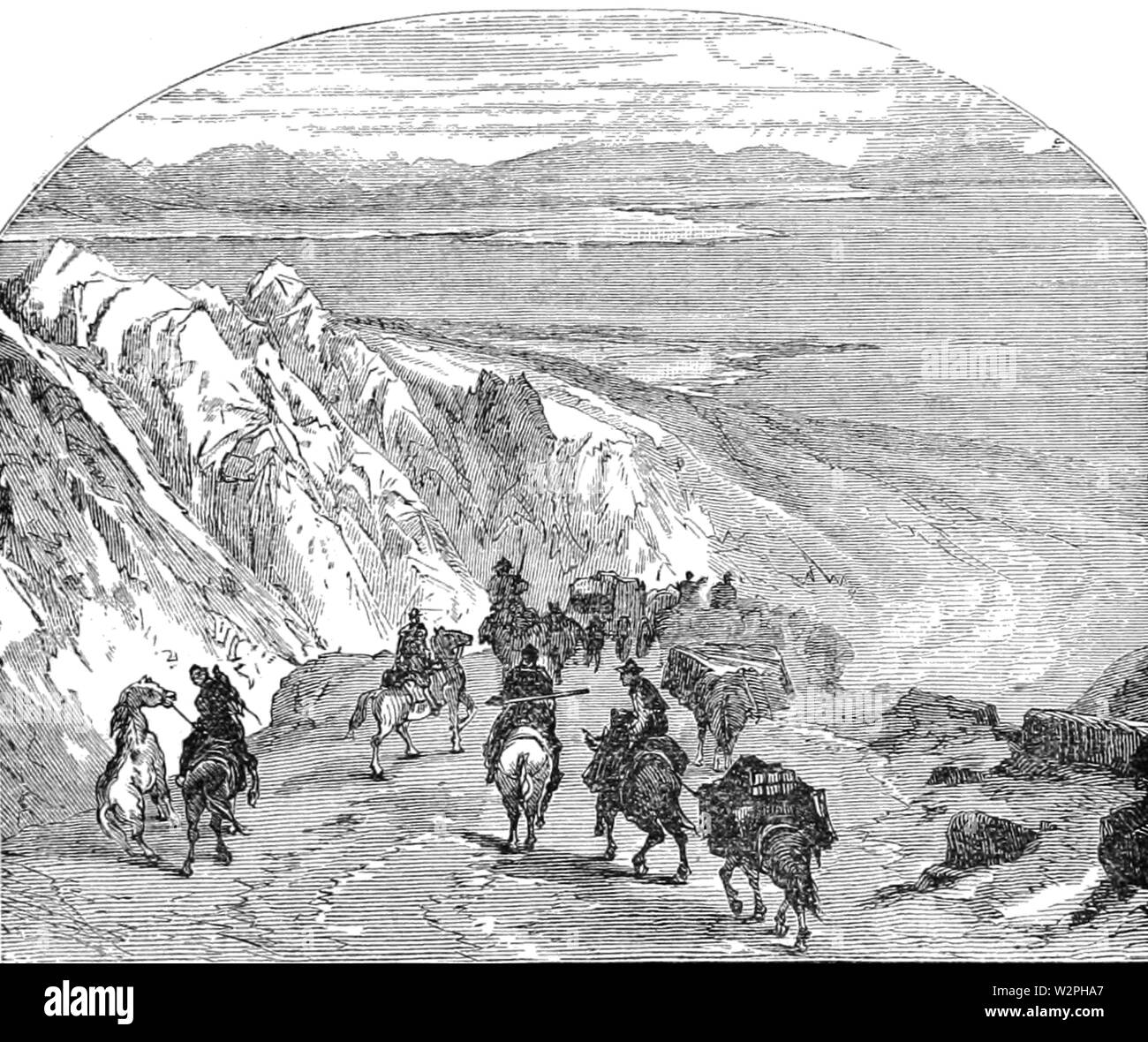 Pack train Black and White Stock Photos & Images - Alamy