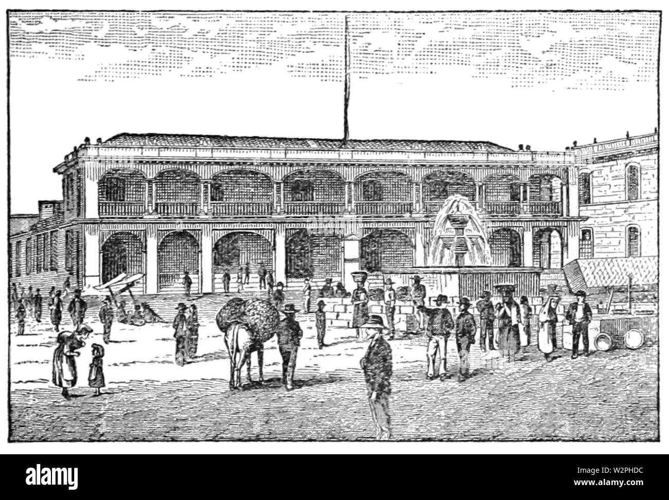 Colonial civic building Cut Out Stock Images & Pictures - Alamy