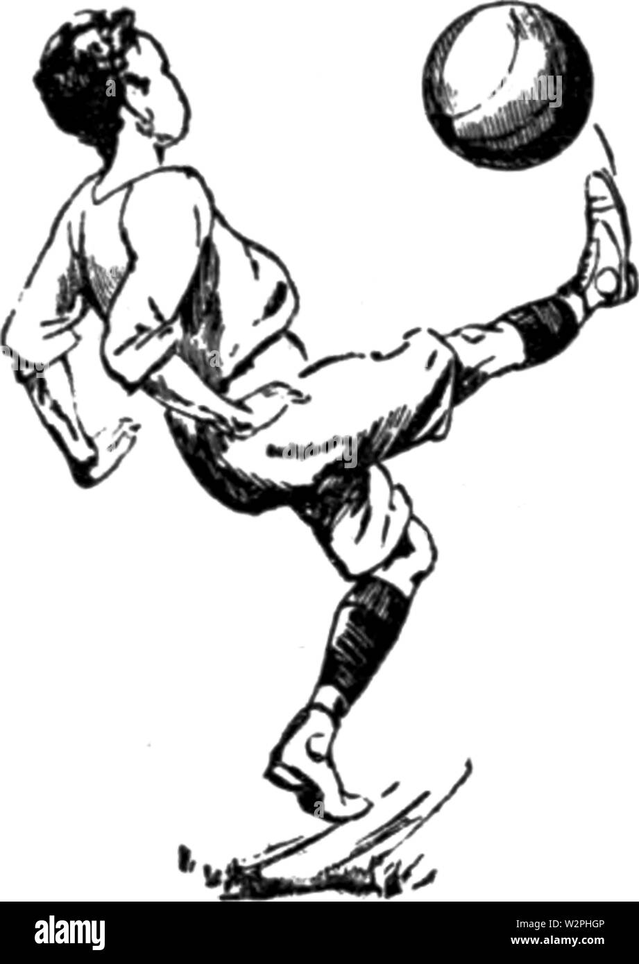 AS&HTPI pg89a Saga advert footballer Stock Photo - Alamy