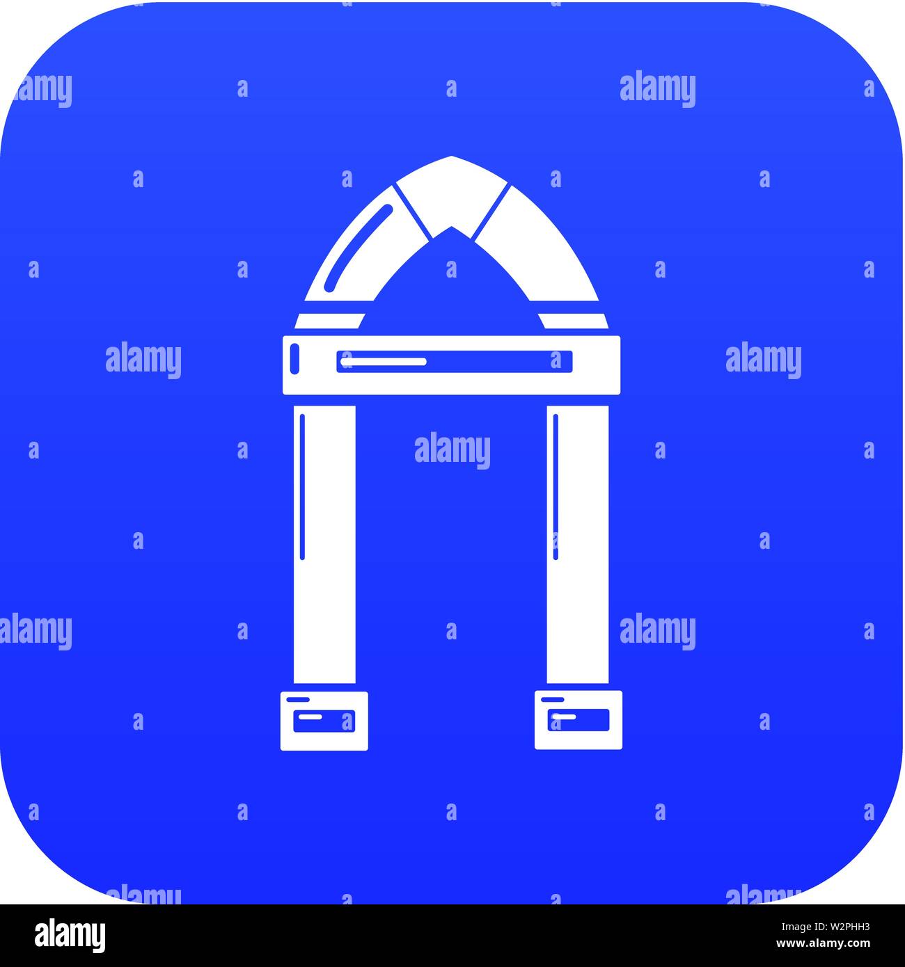 Archway decorative icon blue vector Stock Vector Image & Art - Alamy