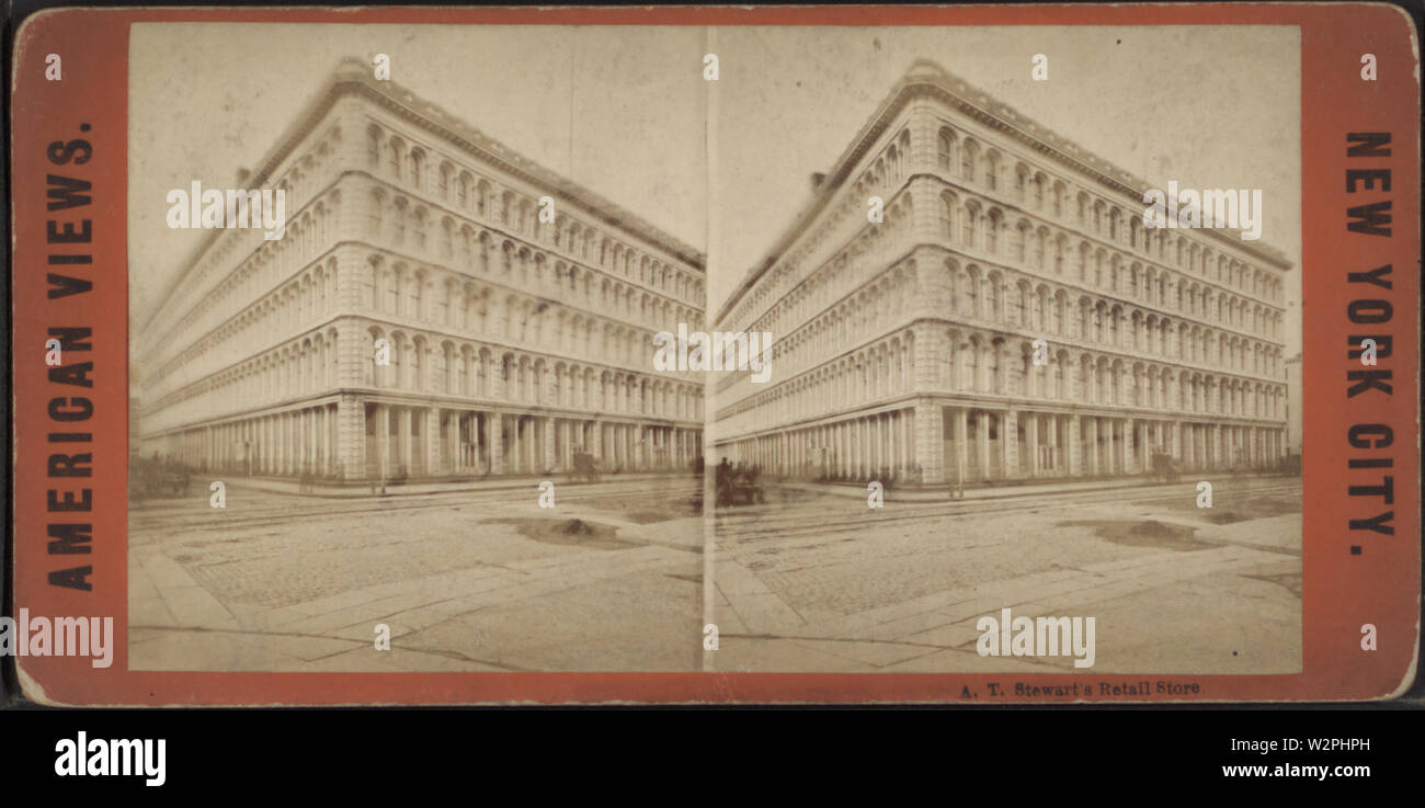 AT Stewart's Retail Store, from Robert N Dennis collection of ...