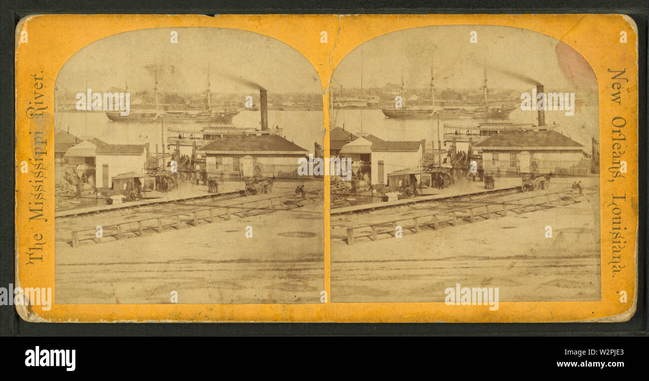 Across Mississippi river, from the levee, from Robert N Dennis ...