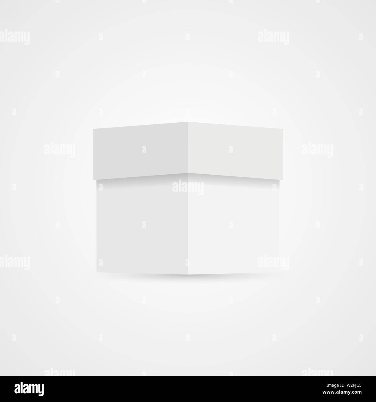 Mock up cube box Stock Vector Images - Alamy