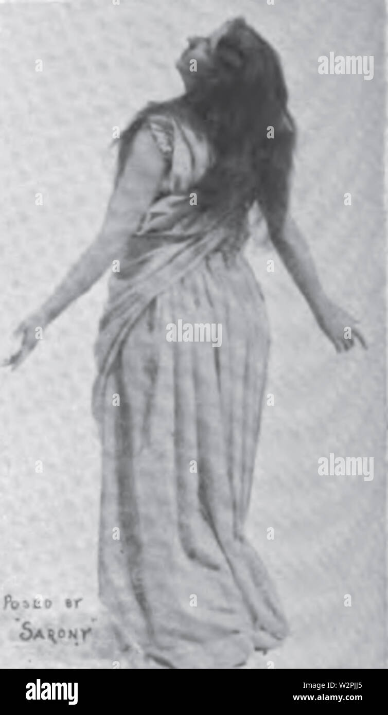 Actress Alice Fischer c 1896 (studio portrait Stock Photo - Alamy