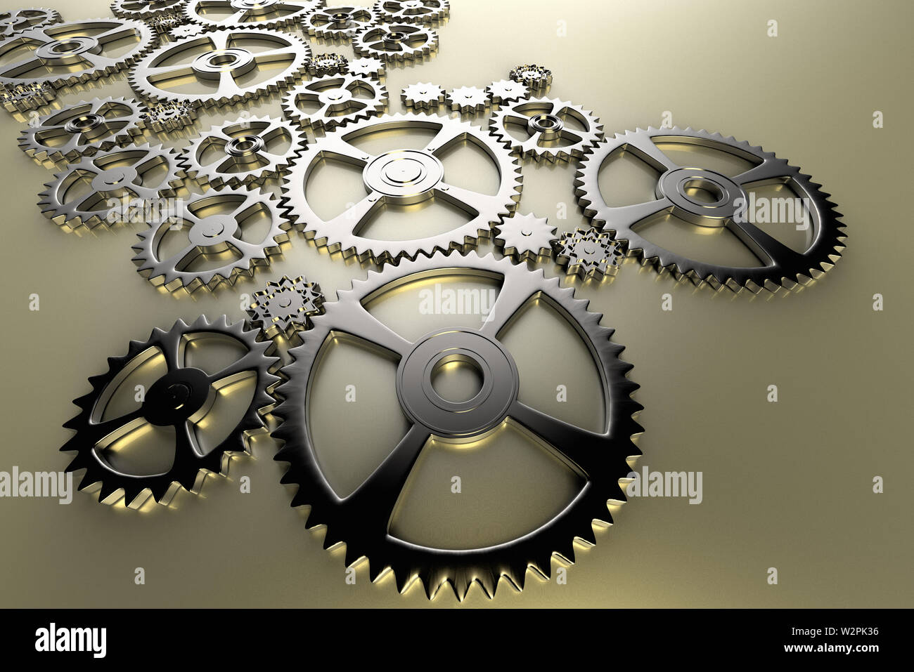 3D rendering of industry and engineering concept representation through ...