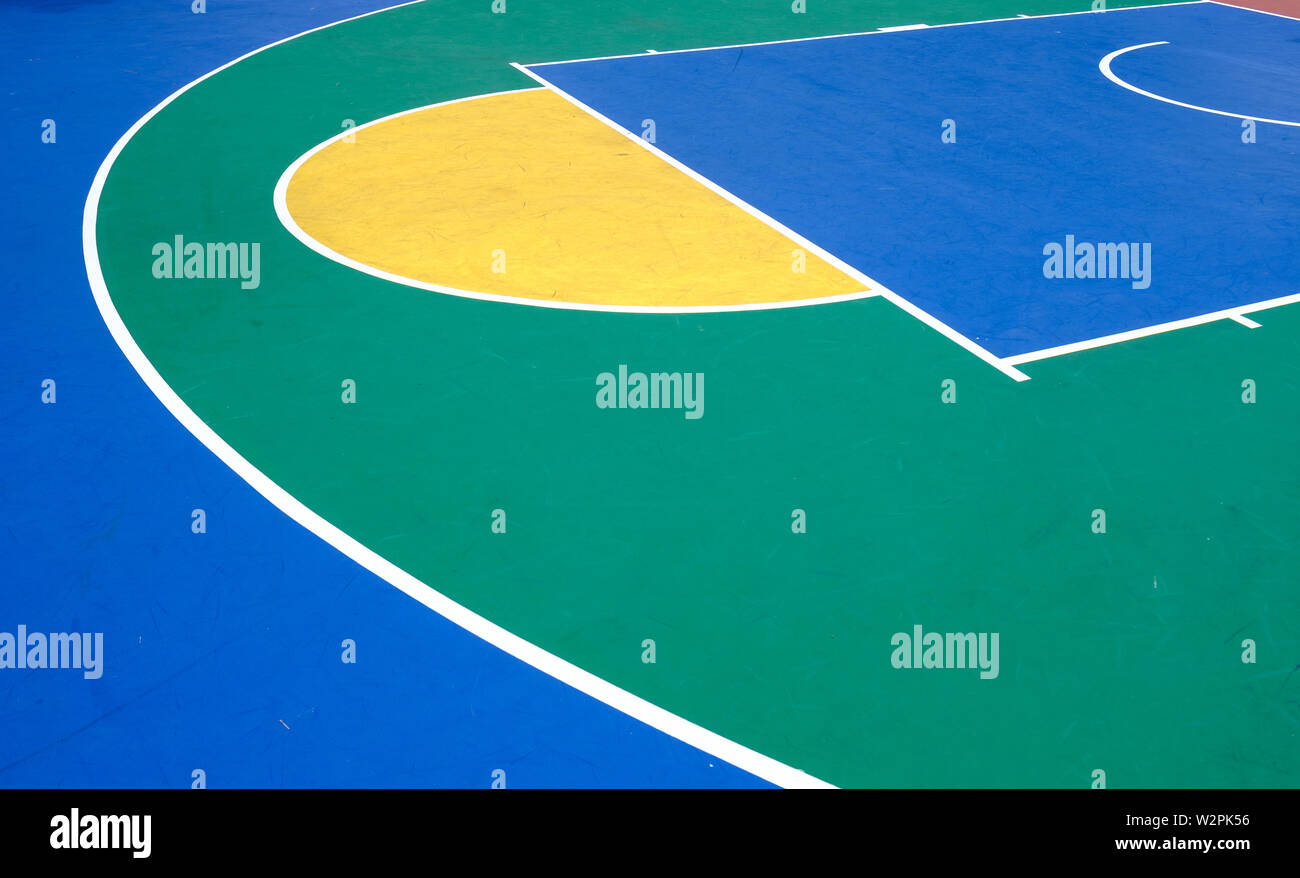 Basketball court floor plan hi-res stock photography and images - Alamy