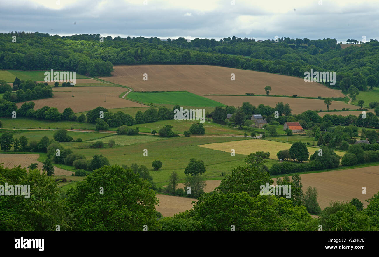 Green trees in normandy france hi-res stock photography and images - Alamy
