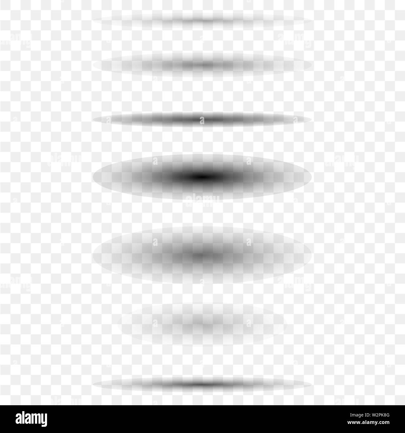 Circle shadow set isoalated on back. Vector Stock Vector Image & Art ...