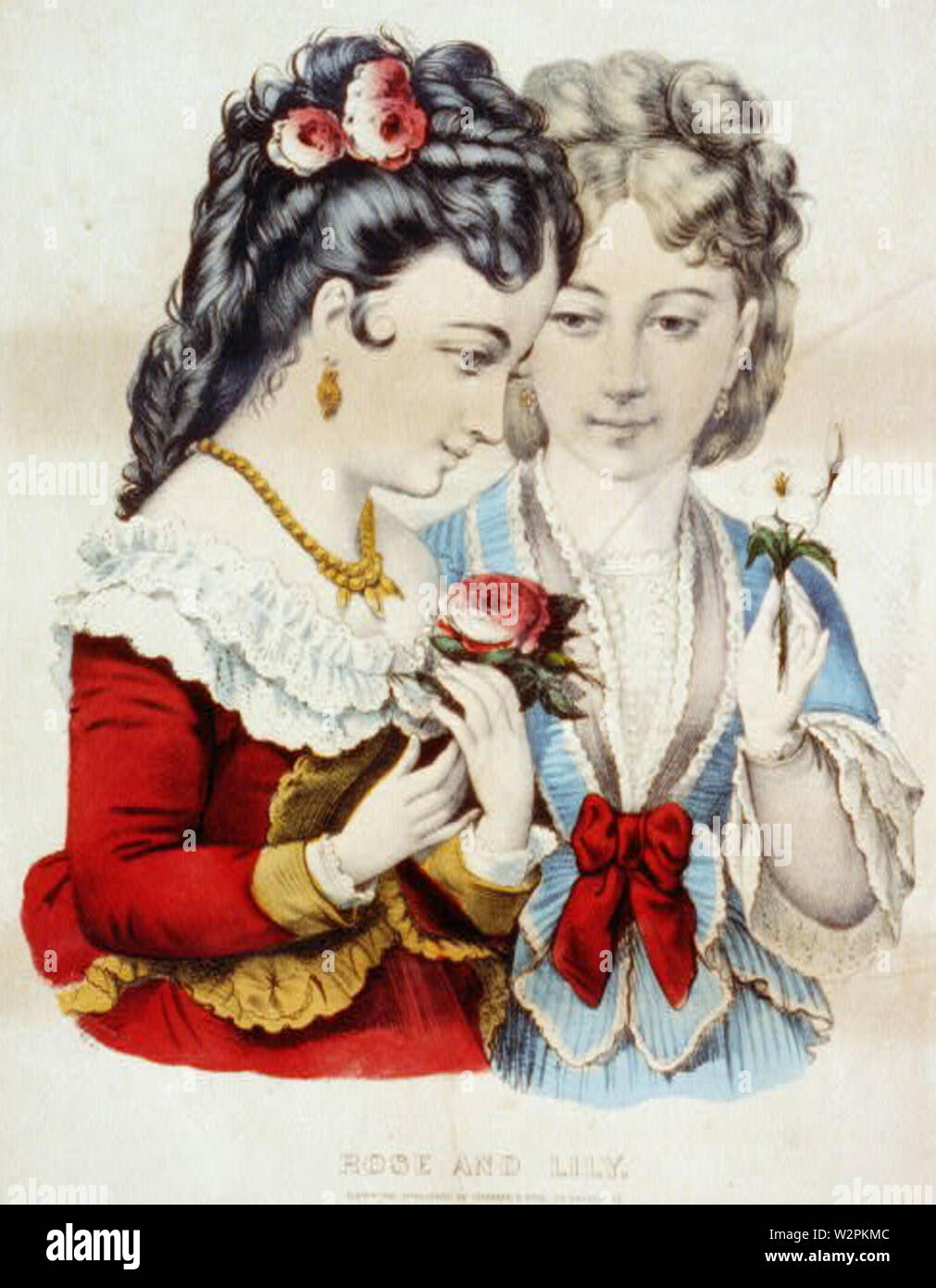 Ah May The Red Rose Live Alway Library of Congress Stock Photo - Alamy