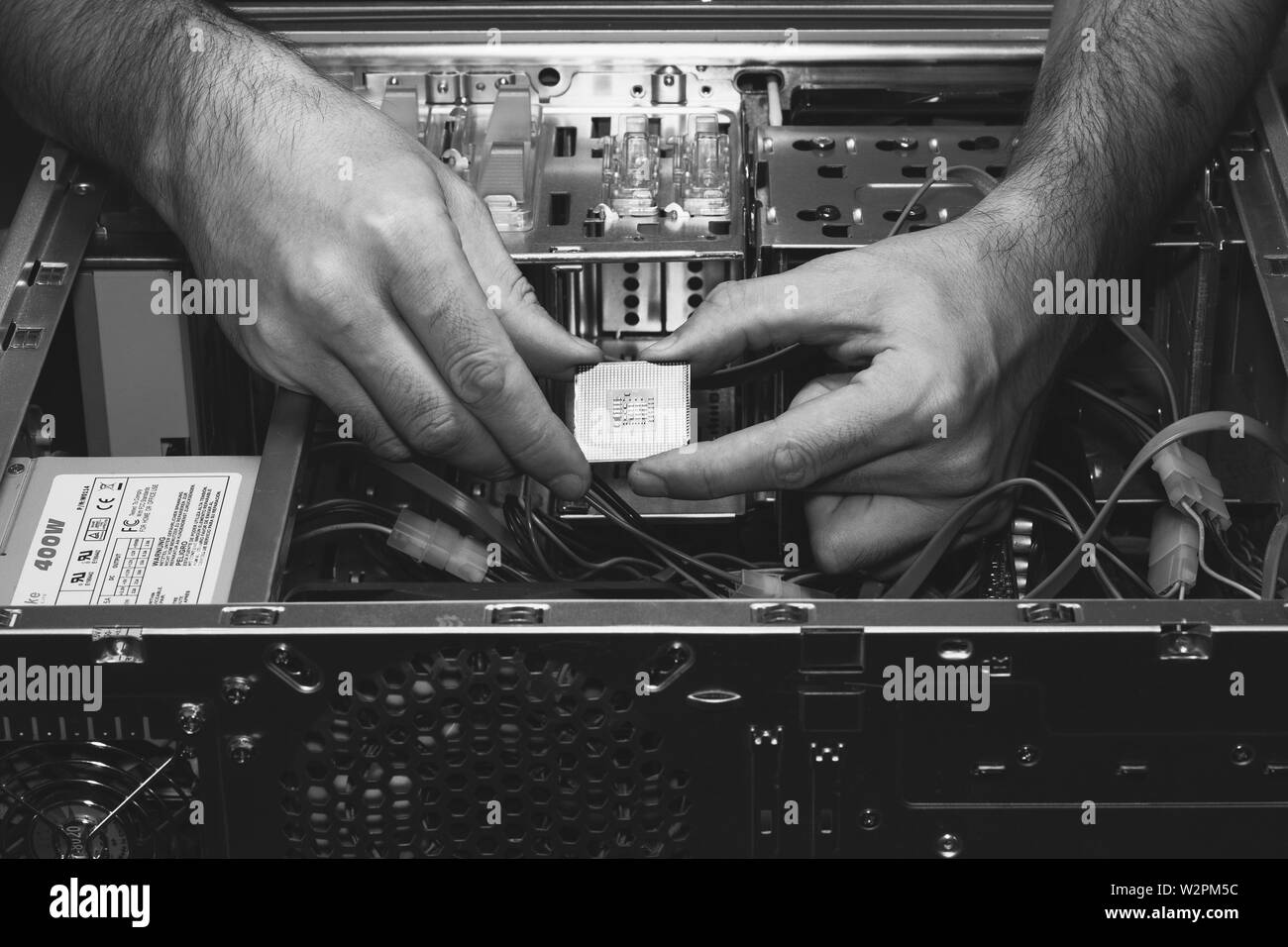 Intel motherboard Black and White Stock Photos & Images - Alamy