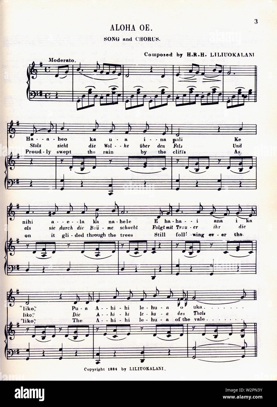 Aloha oe hi-res stock photography and images - Alamy