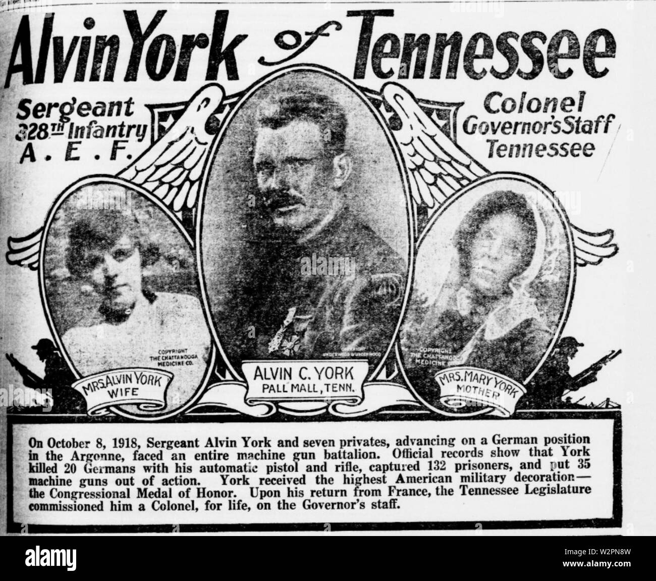 Alvin york hi-res stock photography and images - Alamy