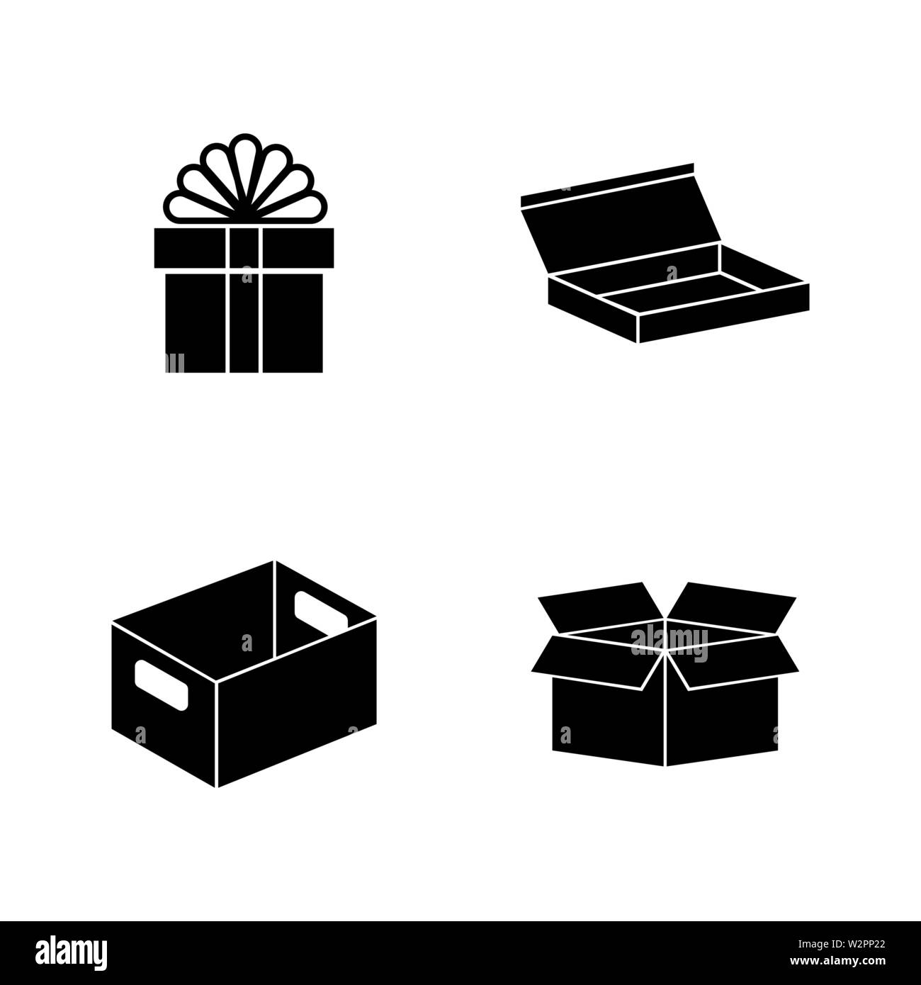 Empty crates Stock Vector Images - Alamy